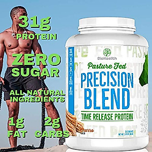 Precision Blend Churro (4 lb) | 31g Time Released Whey Protein Blend | Non-GMO | Sugar Free | 45 Servings