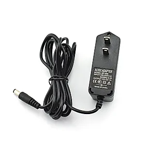 ZYAMY 12V 1A 12W AC/DC Power Adapter AC 110-240V to DC 12V 1000MA Power Supply Converter 2m Wire DC 5.5x2.5/2.1mm Charger for Router, STB, LED, Security Camera