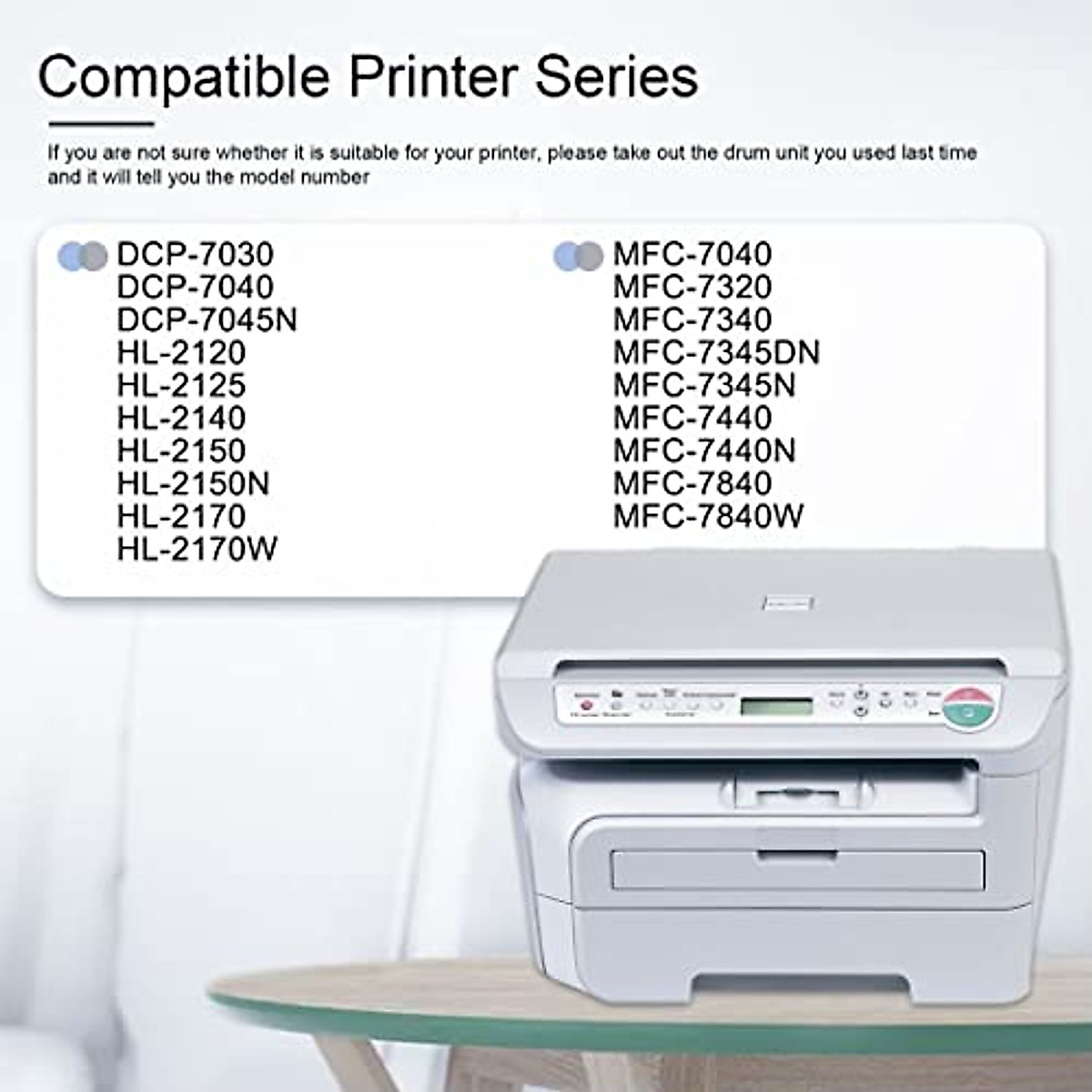 MOLIMER 1 Pack High Yield DR360 DR-360 Black Drum Unit Compatible Replacement for Brother DR360 HL-2140 HL-2170W MFC-7840W MFC-7340 MFC-7440N MFC-7345N DCP-7030 Printer