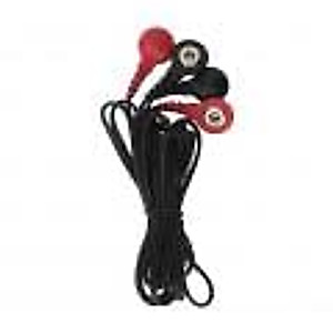 Electrode Cables, 5pcs Tens Replaces Cable 4 Snap 4.6 Ft 2.5mm Treats Tens Unit Electrode Cable Short Button Type Electrode Wire for Tens Machines