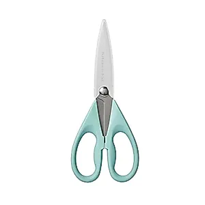 KitchenAid All Purpose Shears with Protective Sheath, 8.72-Inch, Aqua Sky