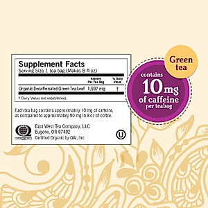 Yogi Tea - Green Tea Pure Green Decaf (6 Pack) - Supports Vitality - 96 Tea Bags