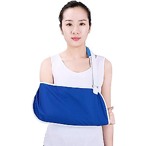 QIANMEI Fixed Elbow Brace Shoulder Immobilizer,Arm Support Sling Lightweight Breathable Suitable for Elbow Joint Fixation, Shoulder Clavicle Injuries, Arm Fractures and Use After Surgery