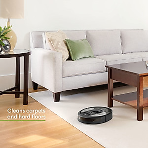iRobot Roomba i6+ (6550) Robot Vacuum with Automatic Dirt Disposal-Empties Itself for up to 60 Days, Wi-Fi Connected, Works with Alexa, Carpets, + Smart Mapping Upgrade - Clean & Schedule by Room