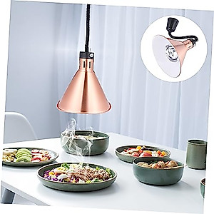 ULTECHNOVO 1pc Food Warmer Lamp Turtle Tank Heater Dome Light Bulb Bottle Warmer Portable Food Warmer Light Retractable Heat Lamp Countertop Heat Lamp Buffet Food Warmer Light Buffet Light