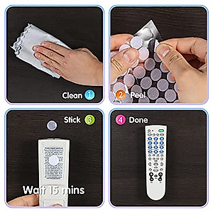 Adhoklop 1248 Pcs (624 Pairs) Dots with Adhesive 0.59 Inch Diameter Hook and Loop Nylon Sticky Back Coins, Adhesive Strips Fastener Round Tapes for School Classroom Teacher Supplies (White)