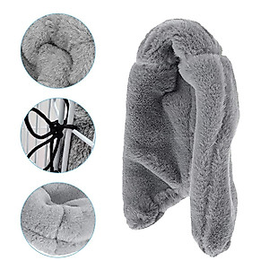 DONGKER Corner Fleece Bird Blanket, Warm Parrot Cuddle Nest Hanging Toy Comfort Parrot Cage Snuggle Hut for Parakeet Cockatiel Pigeon Parrots Cockatiels