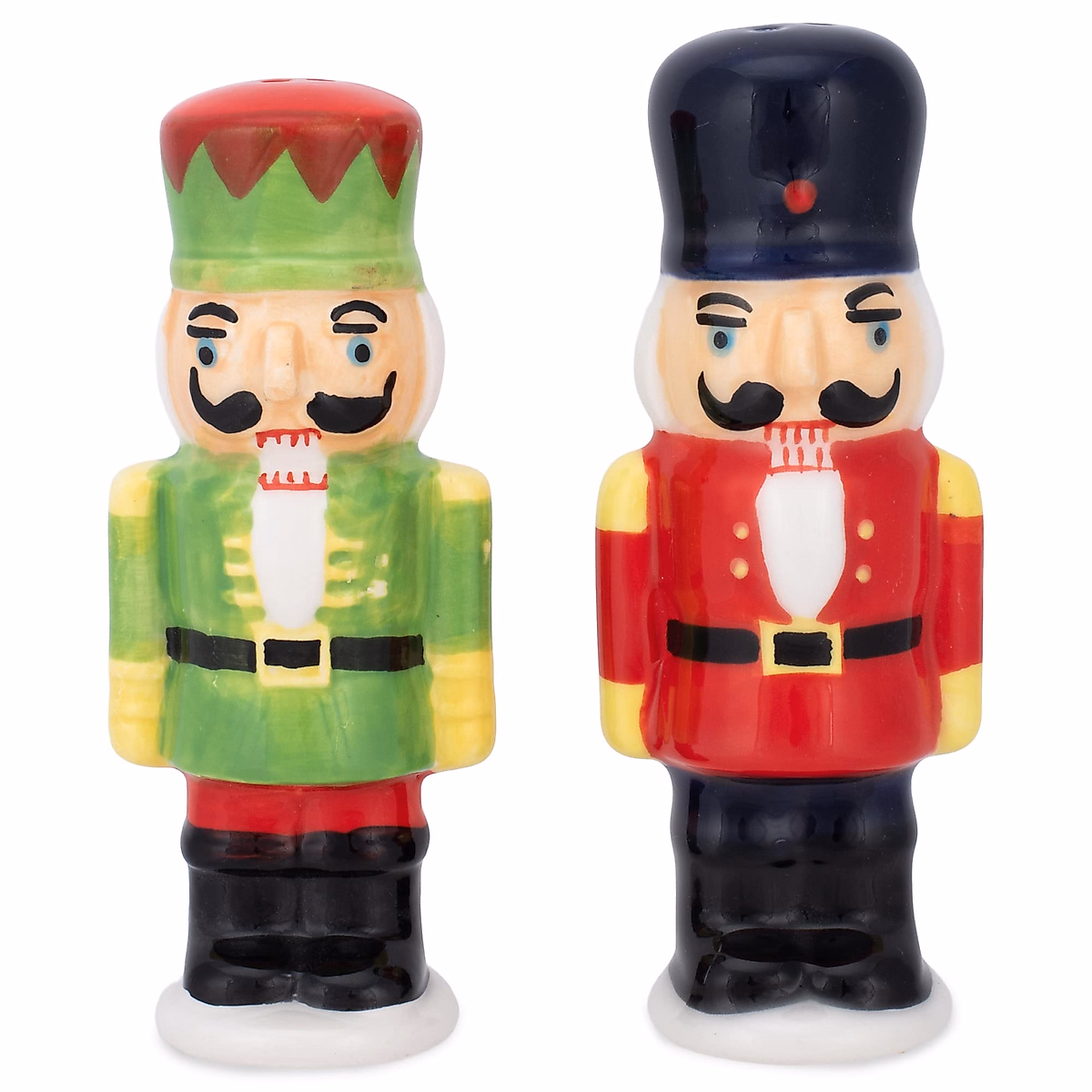 Transpac Nutcracker Soldiers Holiday Salt and Pepper Shaker Set