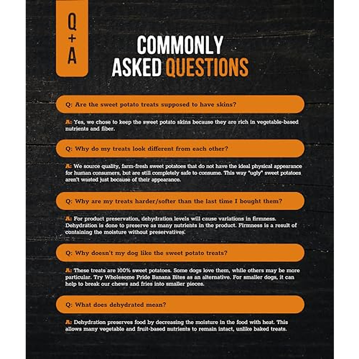 Wholesome Pride Sweet Potato Bites 100% All-Natural Single Ingredient Dog Treats, 8 oz