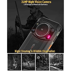 Ulefone Rugged Unlocked Phones 2023, Armor 21 122db Louder Speaker, 16+256GB, 9600mAh, 64MP+24MP Cameras, Android 13, IR Blaster, uSmart/Dock Charge Supported Rugged Smartphones T-Mobile, Black