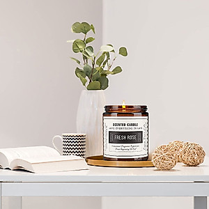 Candles for Home Scented, 14.4 oz Lavender Scented Candles, Sandalwood Rose Candles, 2 Pack Candles Gifts for Women, Large Candles Set Gifts for Mothers Day, Birthday, Christmas