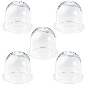 YOFMOO Pack of 5 Primer Bulb Compatible for Chainsaw Trimmers Brushcutter Blower Homelite Echo Ryobi Poulan McCulloch Zama C1Q C1U C1M Series Carburetor 0057003 0058001 12538108660