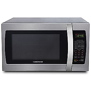 Farberware FMO13AHTBKI Professional 1.3 Cu. Ft. 1100-Watt Microwave Oven with Sensor, Stainless Steel