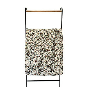 Mebie Baby Muslin Quilt, Harvest Floral, 100% Muslin Cotton Baby Blankets for Girls and Boys, Muslin Baby Blanket for Newborns, Babies, Toddler, Soft Muslin Swaddle Blankets, 47"x47"