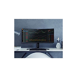 Xiaomi Mi Curved Gaming Monitor 34 Inch with AMD FreeSyncPremium (WQHD 3.440 x 1.440, 21:9, 144Hz, 4ms, 300lm, 121% sRGB, 2 HDMI, 2 Display Port, Audio Out, TUV Certified Blue Light Reduction)