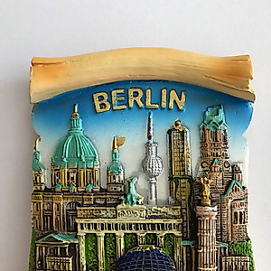 Berlin Germany 3D Refrigerator Magnet Travel Sticker Souvenirs Home & Kitchen Decoration Berlin Fridge Magnet from China