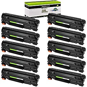 greencycle Compatible for HP 83A CF283A Toner Cartridge Replacement for Laserjet Pro MFP M125a M201dw M127fp M126nw Printer (Black,10 Pack)