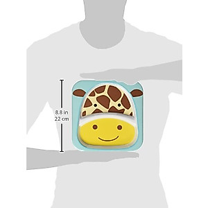 Skip Hop Baby Plate, Zoo Divided Plate, Giraffe