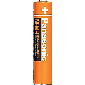 Panasonic Genuine HHR-4DPA/4B AAA NiMH Rechargeable Batteries for DECT Cordless Phones, 4 Pack