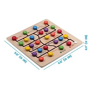 Boxiki Kids Montessori Toys. Learn to Count with Our Baby Toys That are Made of Wood! an Amazing Way to Learn Numbers and Colors.