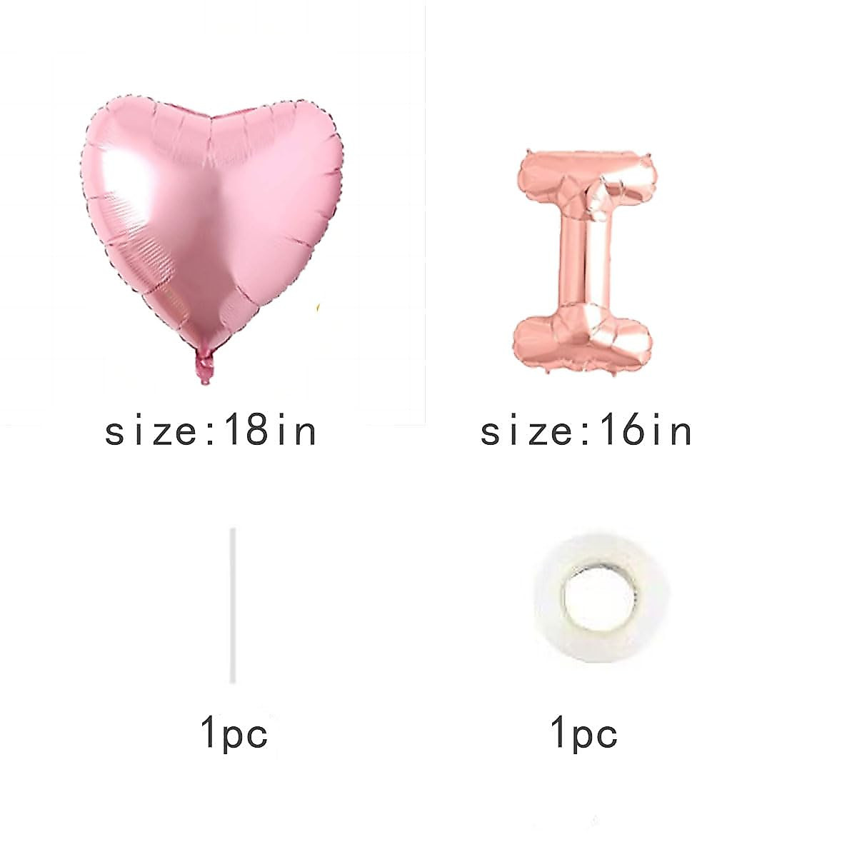 We Will Miss You Balloons, Rose Gold Mylar Farewell Party Sign, Going Away/Job Change/Travel/Retirement/Graduation Party Supplies