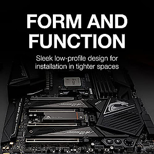 Seagate FireCuda 530 4TB M.2 PCIe Gen4 NVMe SSD - 7300MB/s, 5100 TBW, Heatsink, Rescue Services
