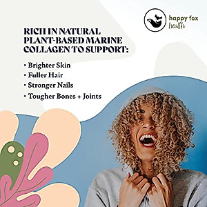 HAPPY FOX Sea Moss Raw Organic for Organic Seamoss Gel Makes 75oz of Dr Sebi Sea Moss Gel - Certified Non-GMO, Wildcrafted Organic Raw Sea Moss - 75 Days Supply of Seamoss Gel - 100 Gram Bag