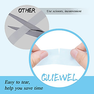 QUEWEL Lash Tape for Eyelash Extensions Blue Eyelash Tape Stick Well Breathable Eyelash Extension Tape Microfoam Tape Eyelash Extensions Flexible & Comfortable for Sensitive Skins to Use (Blue)