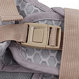 Baby Walking Harnesses, Handheld Kids Walk Helper Lightweight Adjustable Detachable Crotch Pad Handheld Toddler Walk Assistant Belt for 8‑24M Webbing, Mesh Material(Monsoon Grey-Profile Mesh)