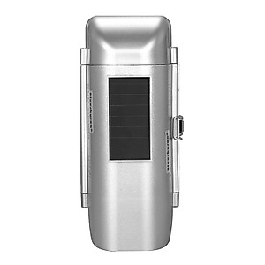 Fake Security Camera 1080P, Dummy Outdoor CCTV Cam with Solar Powered Human Sensor Flash Lights for Home Lane