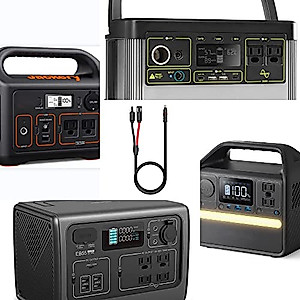 SolarEnz Solar Connector to DC8mm Adapter Cable Perfectly Solar Connector Solar Generator Portable Power Station and Solar Panel 12AWG+14AWG Heavy Duty Wire