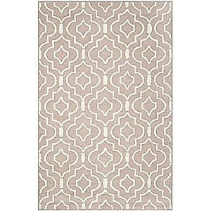 SAFAVIEH Cambridge Collection 2' x 3' Beige/Ivory CAM141J Handmade Moroccan Premium Wool Accent Rug