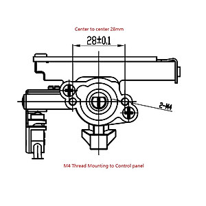 GRILLJOB 1 PC 45° BBQ Grill Gas Valve with Thrower Valve, Valve Stem OD 5/16", Orifice Size: 1.05mm for LP Gas, Fits for 5/8" Manifold Tube