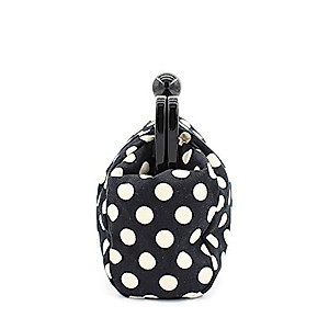 Menurra Polka Dot Evening Bag Clutch Purse for Women Wedding Party Handbag Cocktail Bag