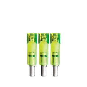 Lumenok Gold Tip Flat Bolt End (3-Pack), Green