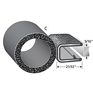 1997-2003 Rubber Gasket Compatible with Coleman Fleetwood Roof Seal 41' Popup Tent Trailer Plus 3M Super Weatherstrip