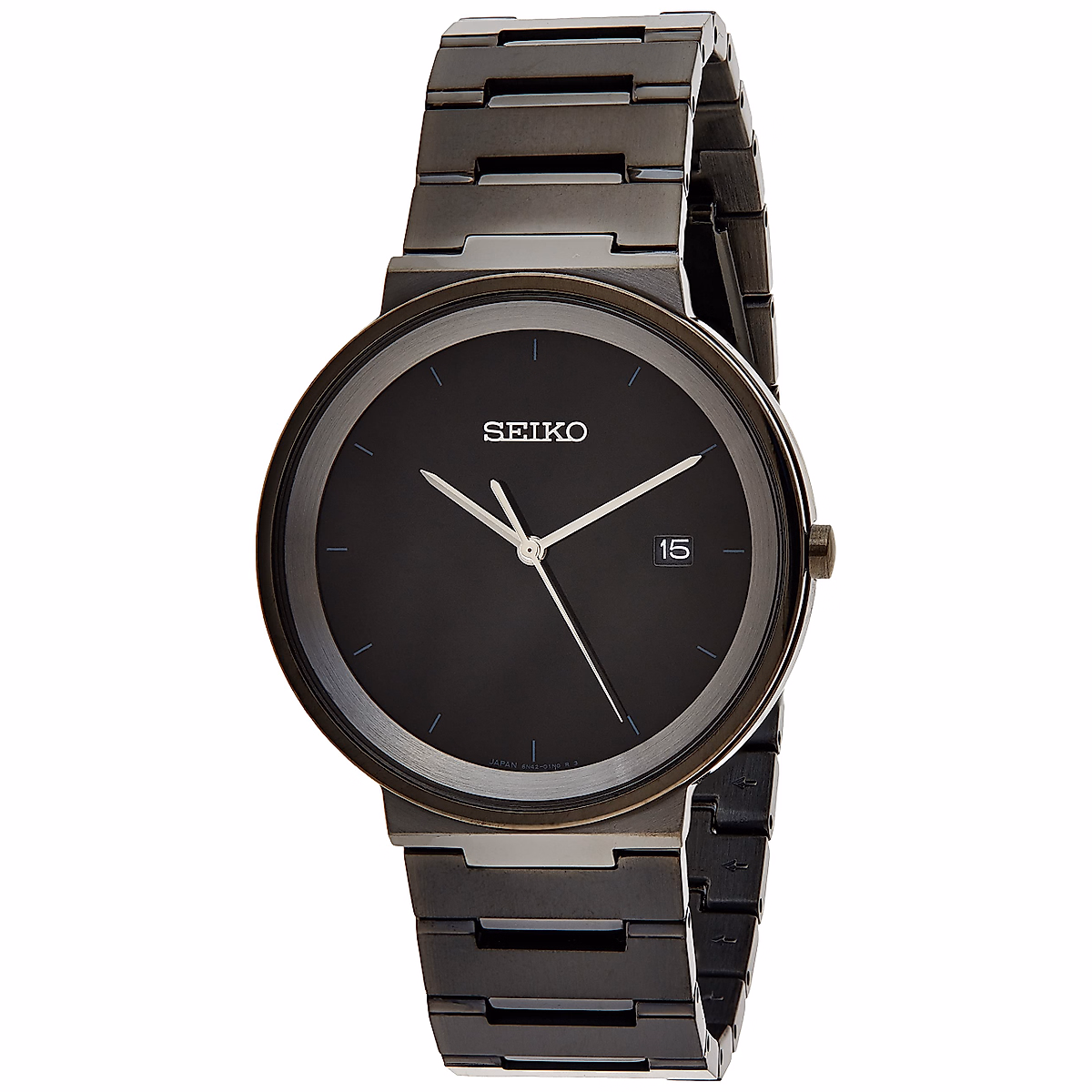 Seiko Mens Essential CONTEMP Black ION Finish