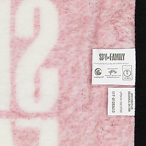 Spy x Family Manga Anime Anya Yor Loid Forger Plush Fleece Soft Throw Blanket | Spy x Family Merch 60" x 45"