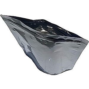 PackFreshUSA: 2-Quart (8" x 12" x 4") AirTight Seal-Top Stand-Up Mylar Pouch Bags for Long-Term Food Storage - Premium Century 7 Mil Thick (Per Side) - Resealable - Heat Sealable - Food Grade - Rounded Corners - Free Guide - Pack of 100