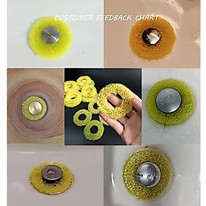 YUEYAW 24pcs Small Caliper pop up Sink Drainage Spring Filters Disposable Shower Drain Hair Catcher Mesh Drain Plug Filter is Suitable for bathrooms, bathtubs (32 Small Diameter Filter Screen)