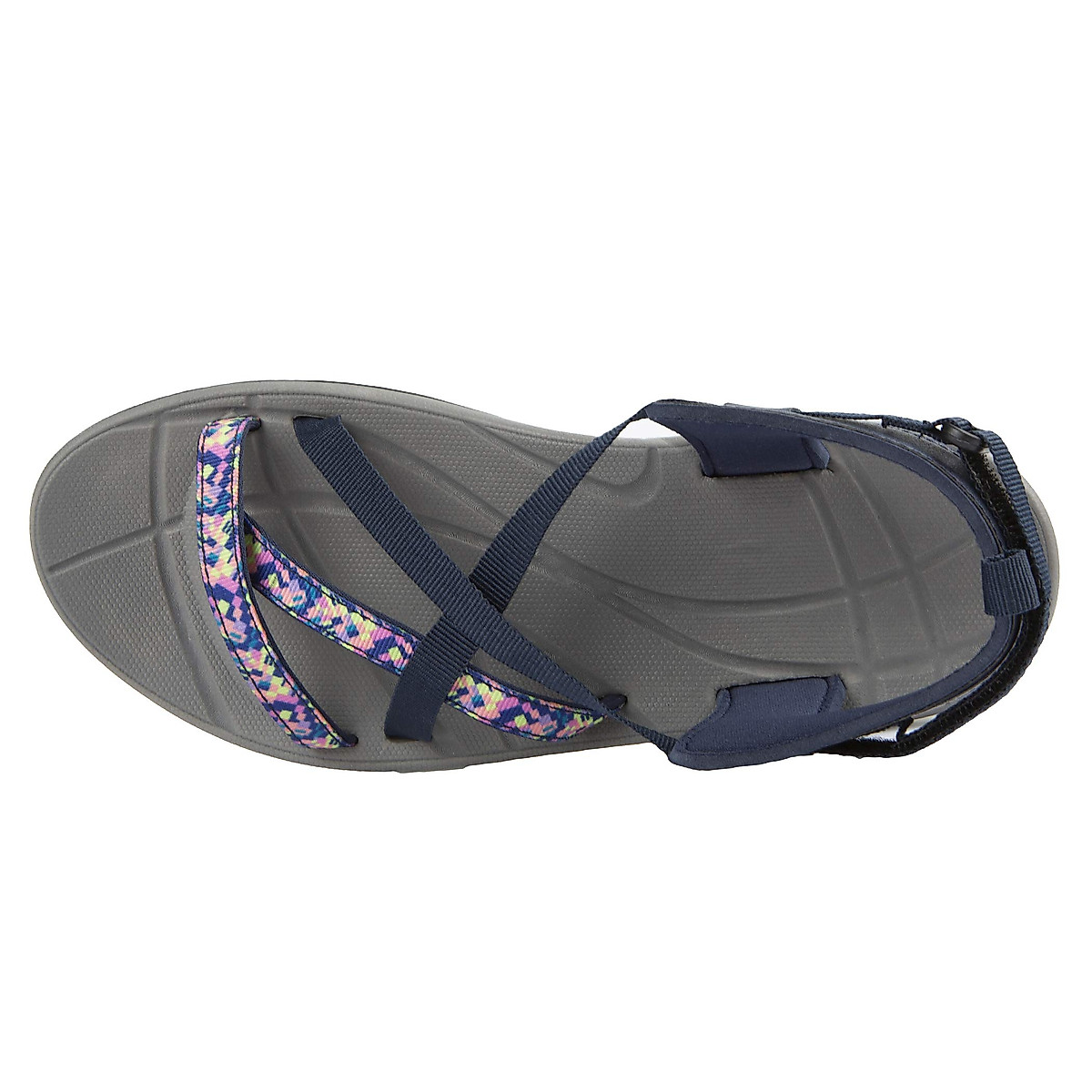 Northside Women's Open Toe, Navy/Multi, 9