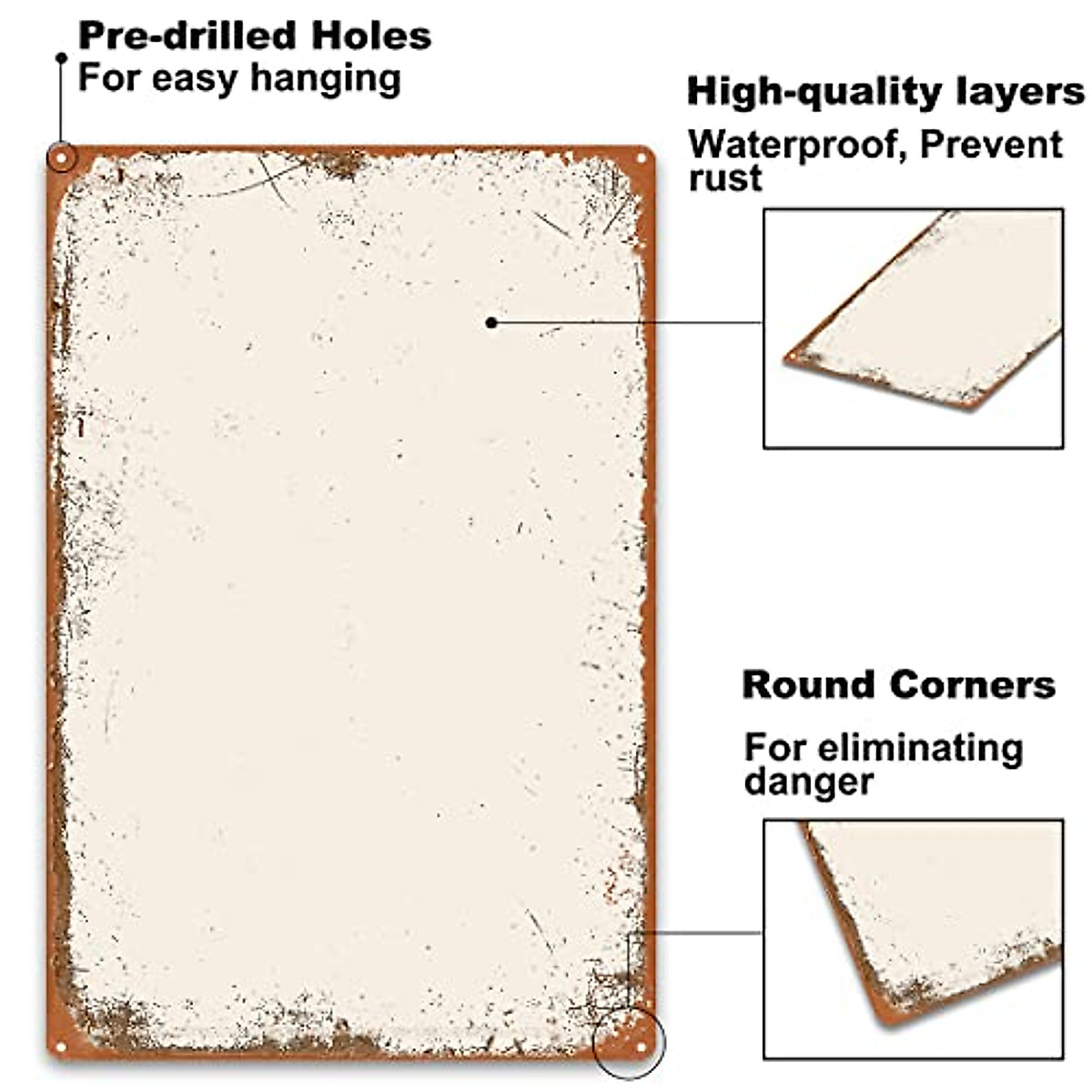 Not Applicable TIN Sign American Flag 1776" Flag Metal Decor Patriotic Wall Art Shop A053 Tin Sign 8x12inch