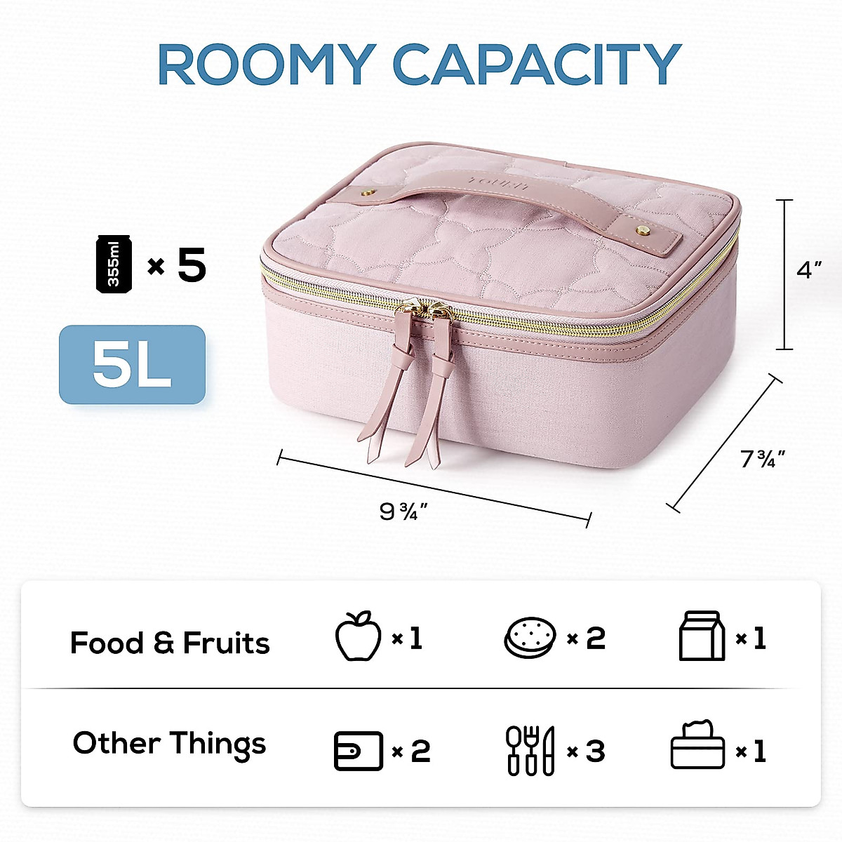 TOURIT Lunch Bag and 2 Ice Packs Bargain Perfect Combination