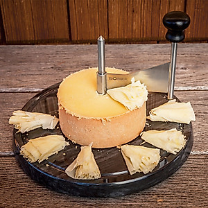 Cheese Curler - Marble Pro Stainless Steel - Best for Cheese Wheel or Chocolate - Multifunctional Rust-Proof Shredder - Manual Handheld Cheese Slicer 10in