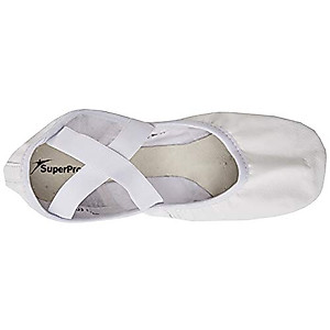 So Danca Women's Ballet Shoes, White, 12