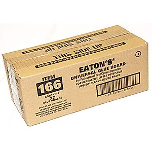 JT Eaton 166 Glue Board Insert, 10" Length x 4" Width x 0.2" Height, for Repeater and Little Pete Multiple Catch Mouse Traps (Case of 72)