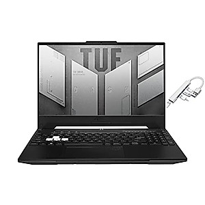 ASUS TUF Dash 15.6" 144Hz FHD Gaming Laptop | 12th Generation Core i7-12650H | NVIDIA GeForce RTX 3070 | 16GB DDR4 | 1TB SSD | Backlit Keyboard | Windows 11 | Black | with USB3.0 HUB Bundled