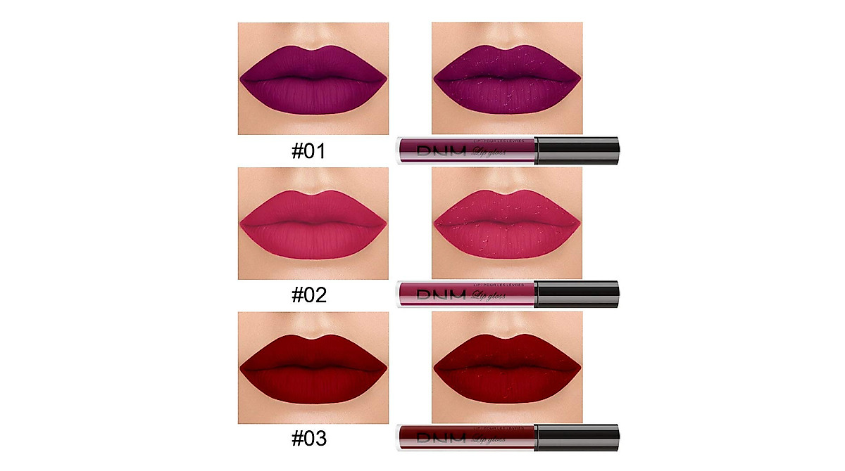 Long Lasting Purple Red Matte Lipstick Set for Women