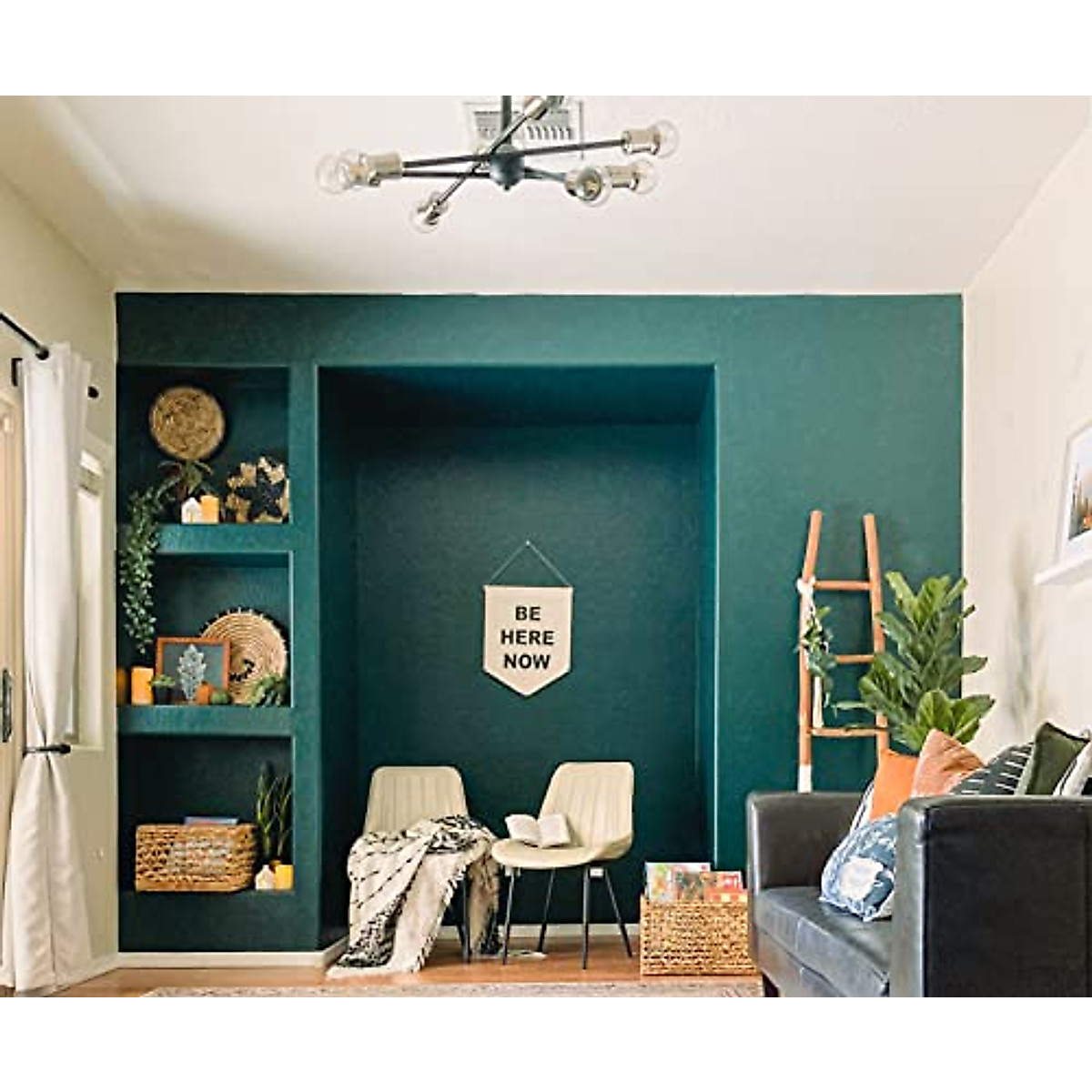 Artera Oversize Wicker Storage Basket - Set of 3 Woven Water Hyacinth Blanket Baskets with Handle, Rectangular Natural Nesting Floor Storage Bins for Living Room, Bedroom or Laundry Room