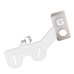 Slim Bidet Toilet Seat Attachment Dual Nozzle Self Cleaning Feminine Butt Wash 7/8 Inch Tee